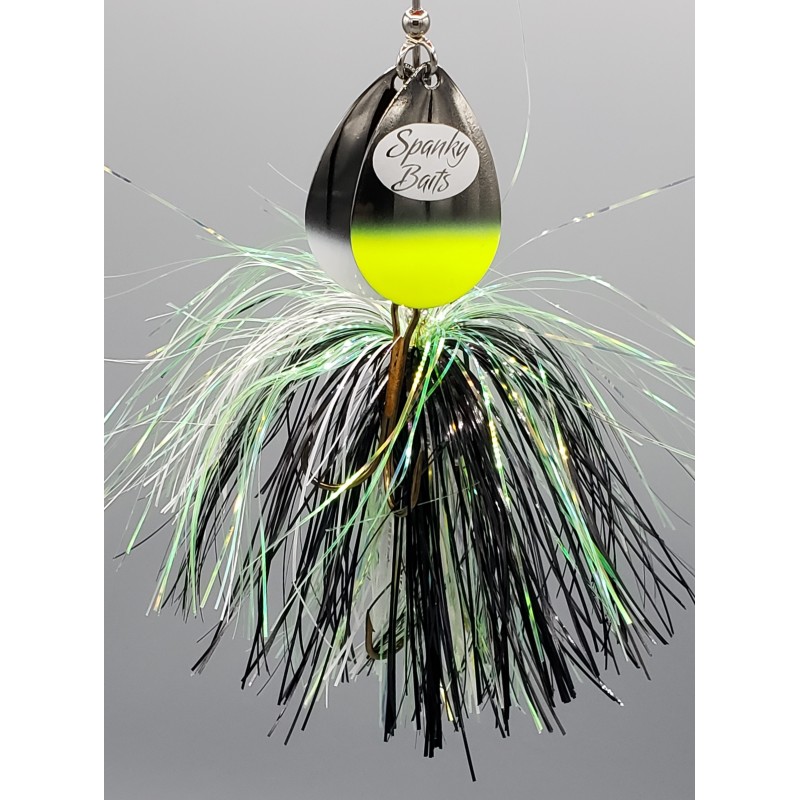 Spankybaits.com - tinsel - Fireball 8 inch